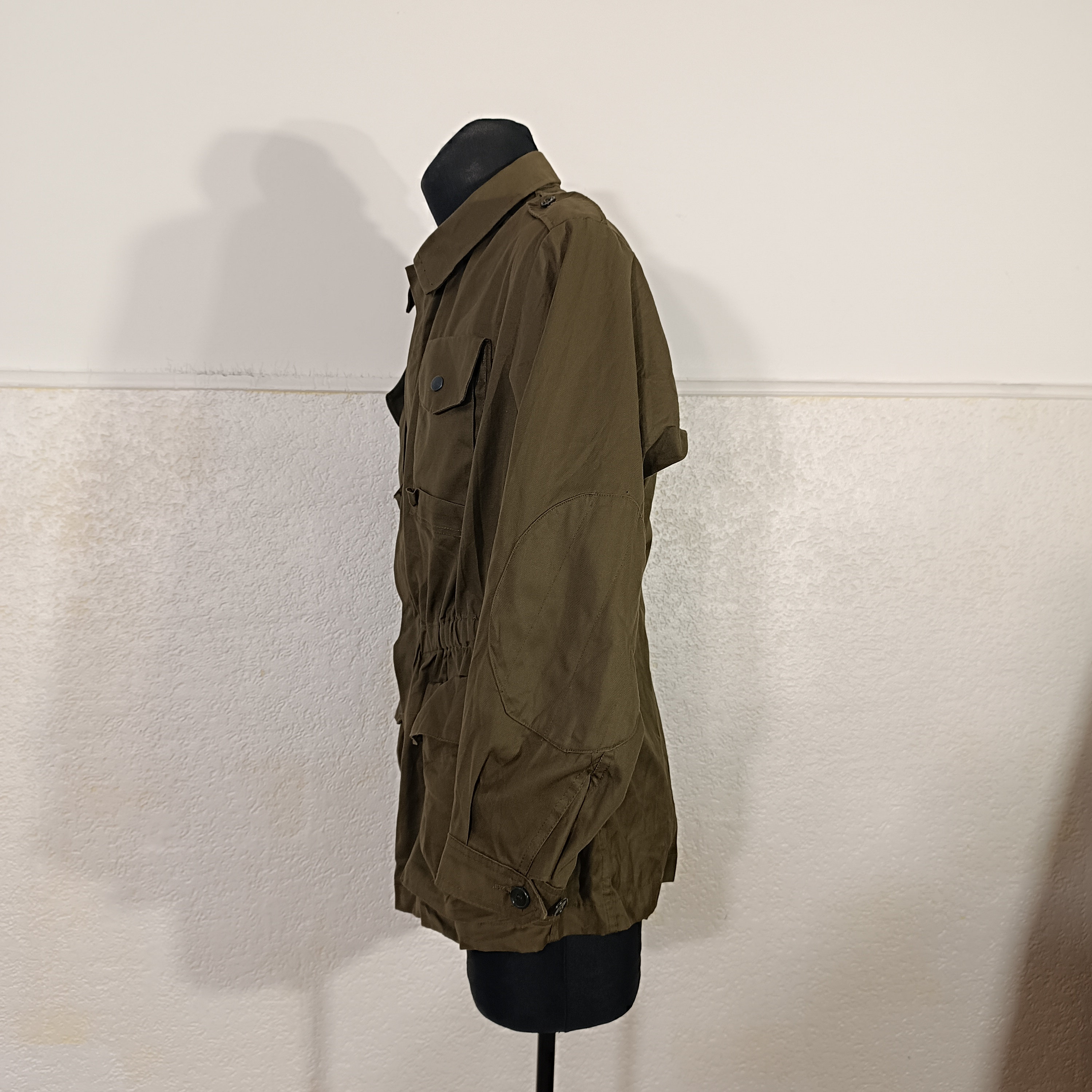 Original Italian Army Olive Green Jacket Shirt Military BDU Surplus ...