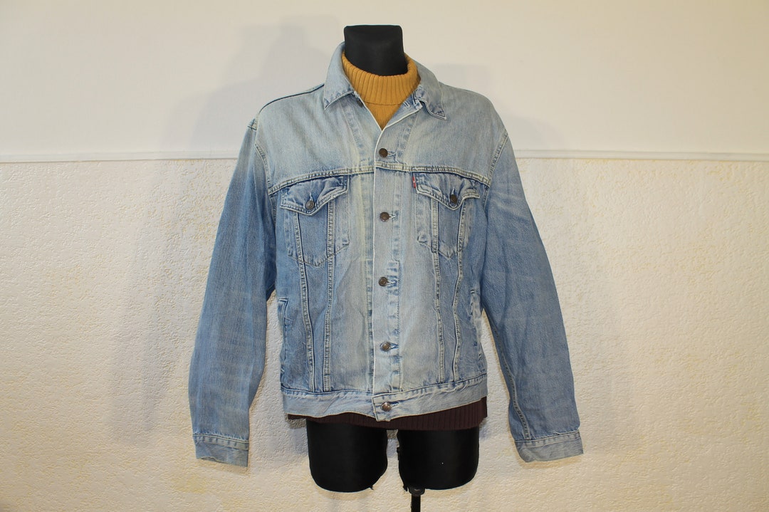 Levis Jean Jacket XL, Levis Denim Jacket, Levis Jacket XL, Light Wash ...