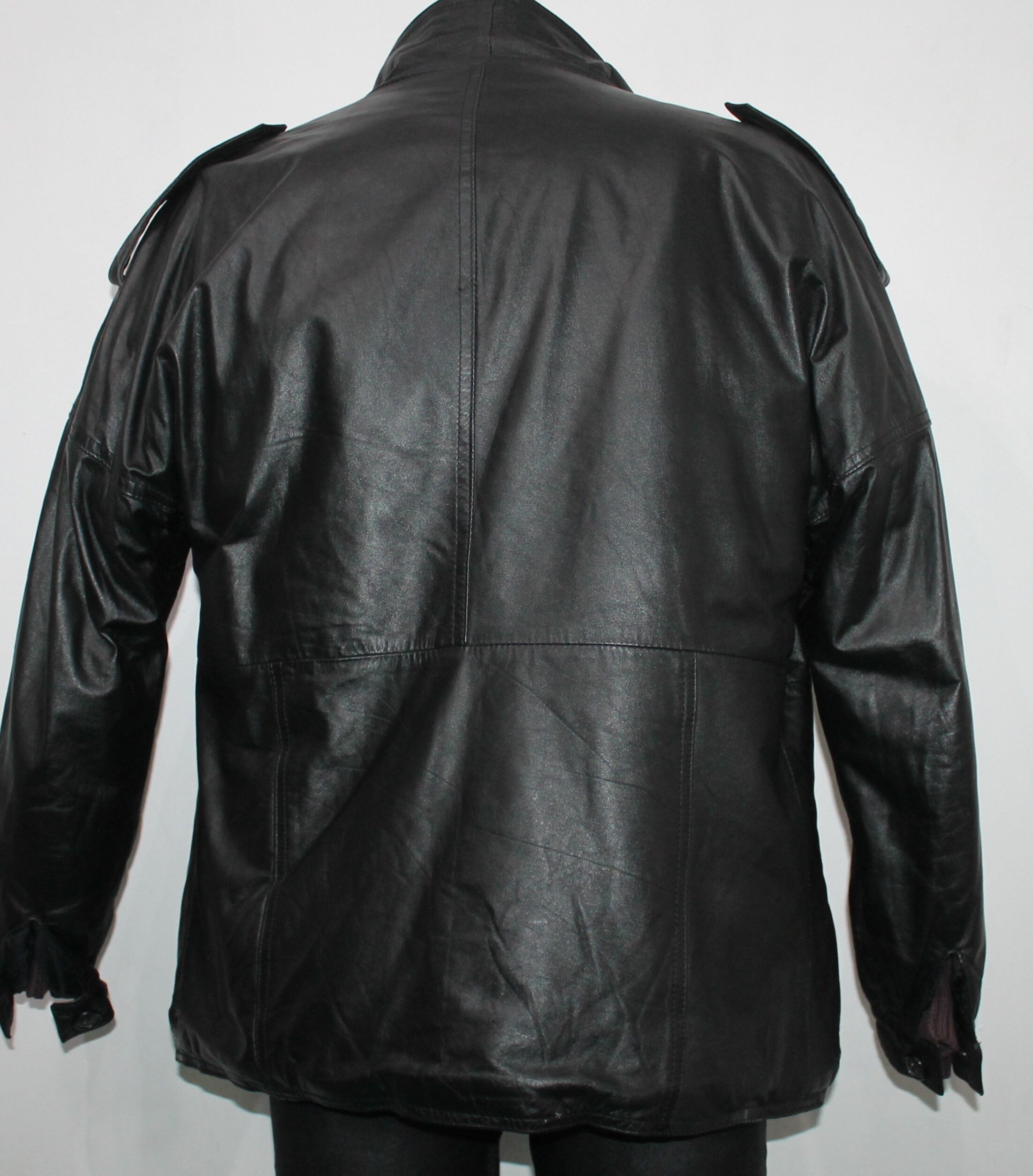 Black Leather Jacket Men, Petroff Jacket, Double Breasted Jacket ...
