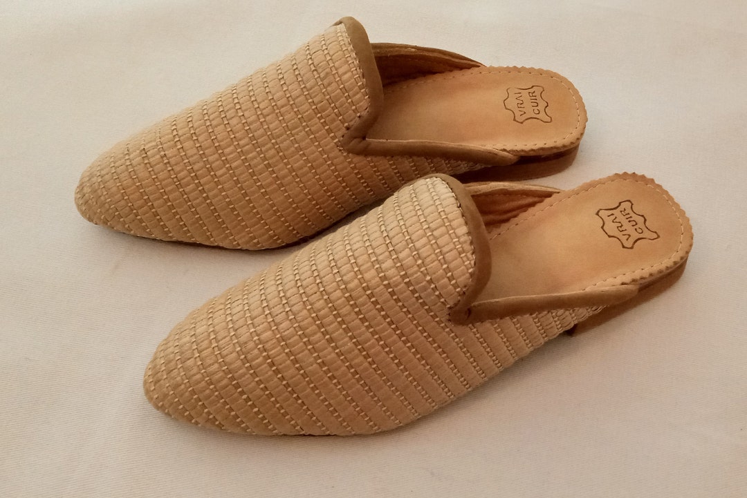Mules Handmade Natural Women Slippers Handmade New Slippers - Etsy