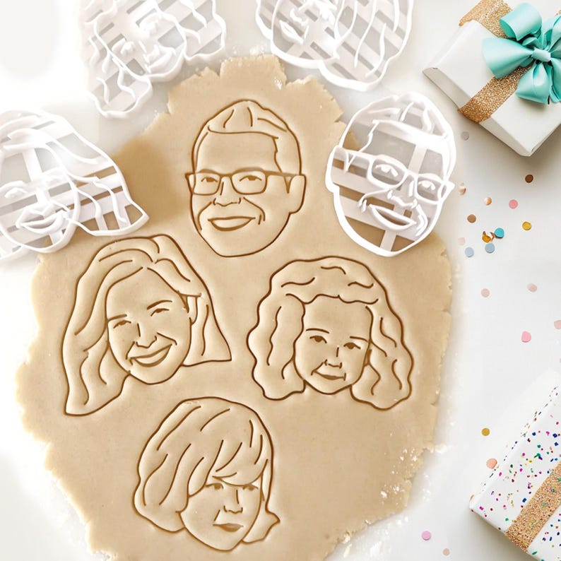 Custom Face Cookie Cutter From Photo: Personalized Gift for Son ...
