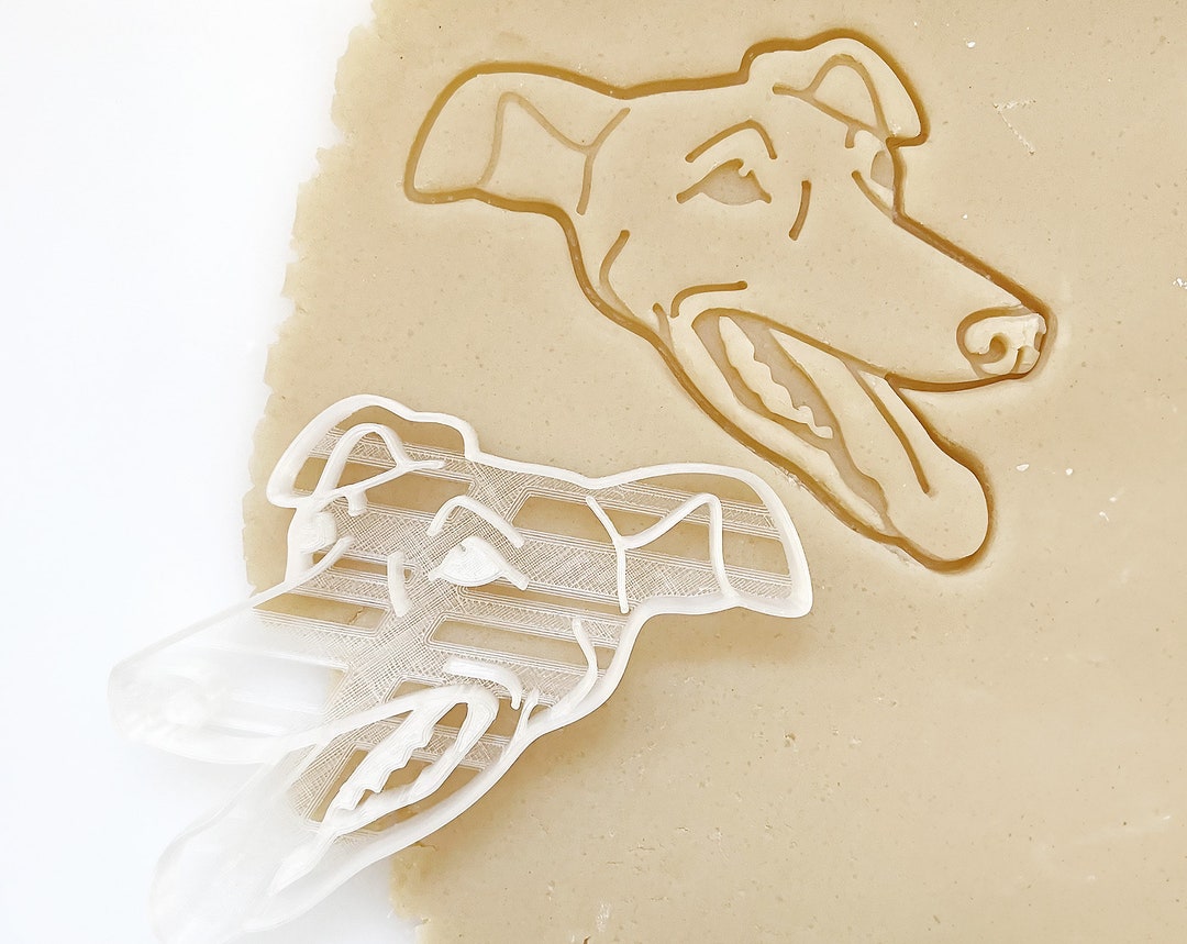 Greyhound Cookie Cutter, Dog Portrait Cookie Cutter - Etsy