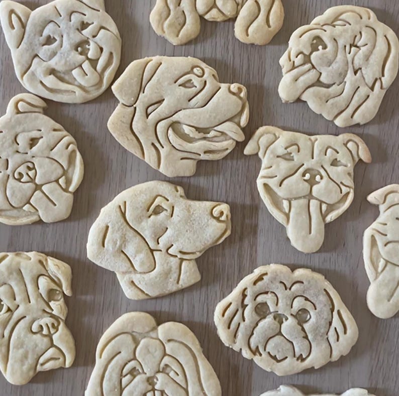 Beagle Cookie Cutter: Custom Pet Portrait Stamp, Fondant Clay Dog Breed ...