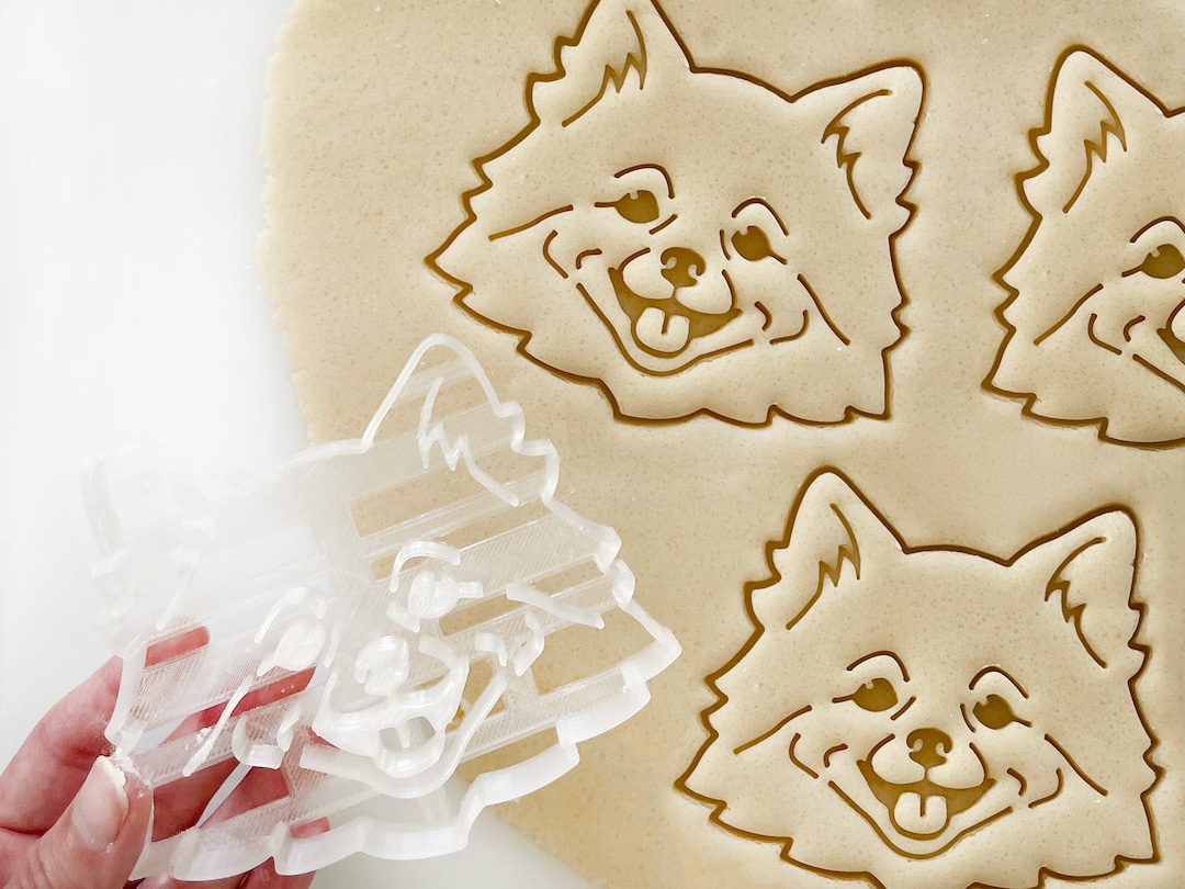 Pomeranian Cookie Cutter, Dog Cookie Cutter, Fondant and Clay, Cookie ...