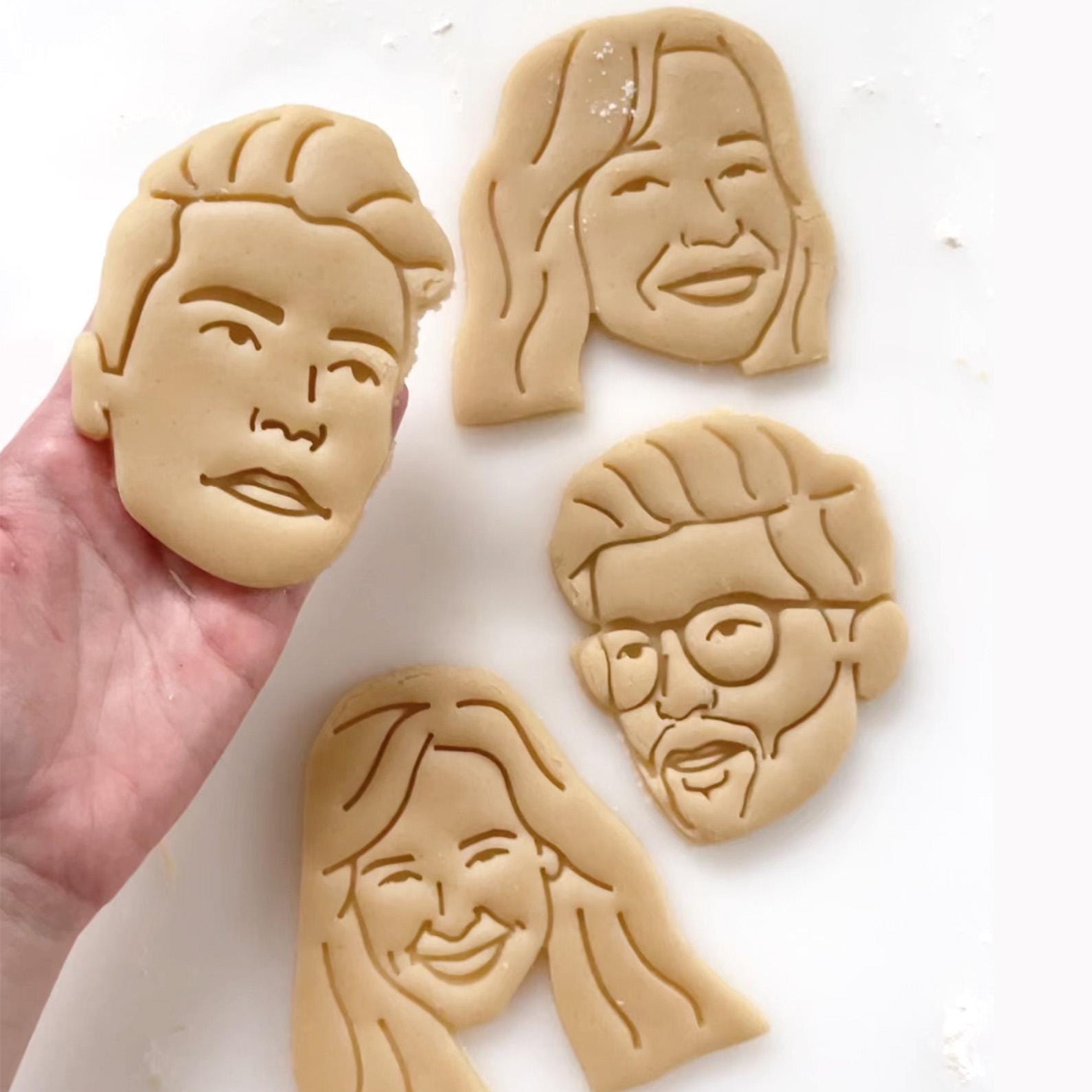 Custom Face Cookie Cutter From Photo: Personalized Gift for Son ...