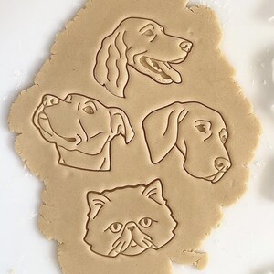 German Shorthaired Pointer Cookie Cutter Dog Face Custom Pet Gift for ...