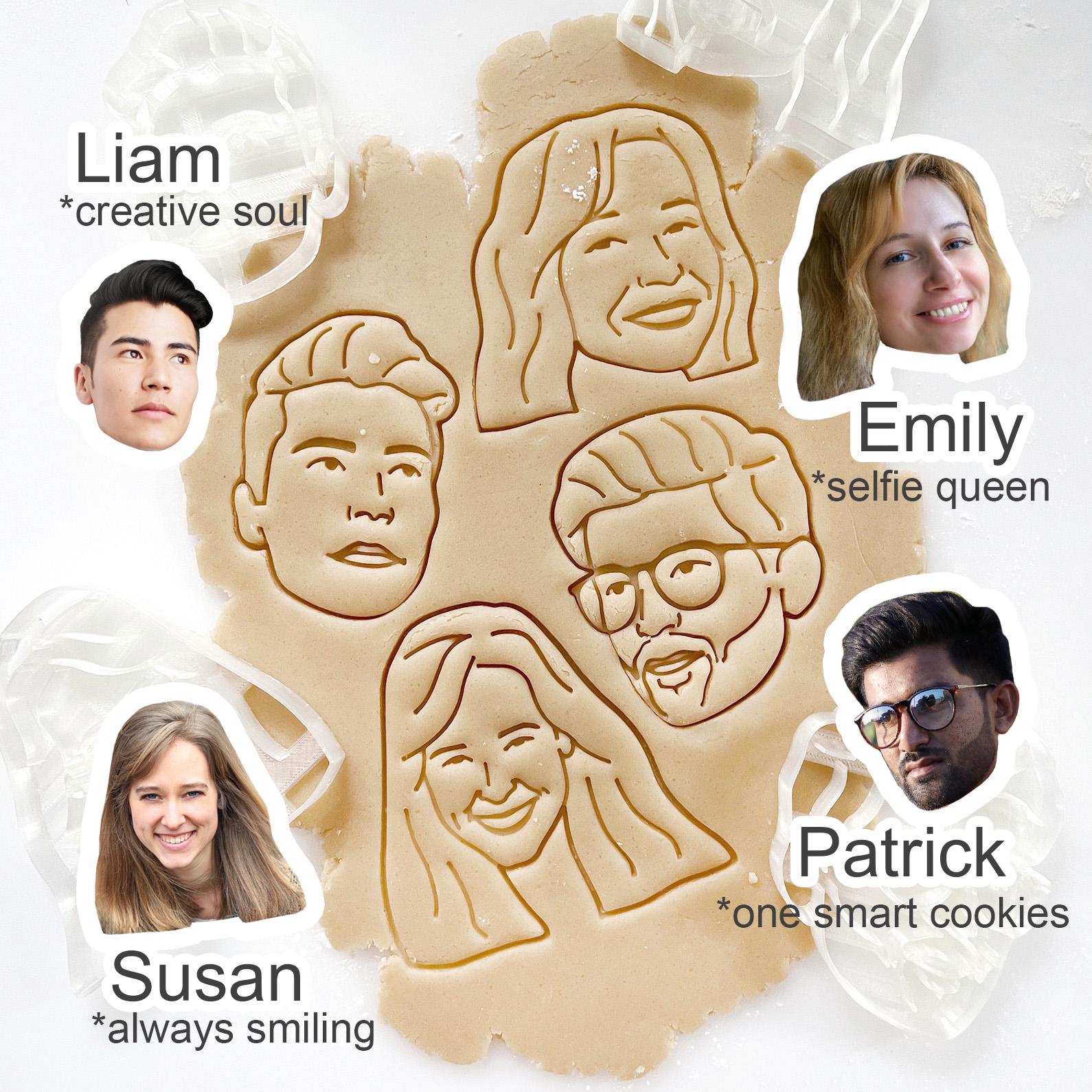 Custom Face Cookie Cutter From Photo: Personalized Gift for Son ...
