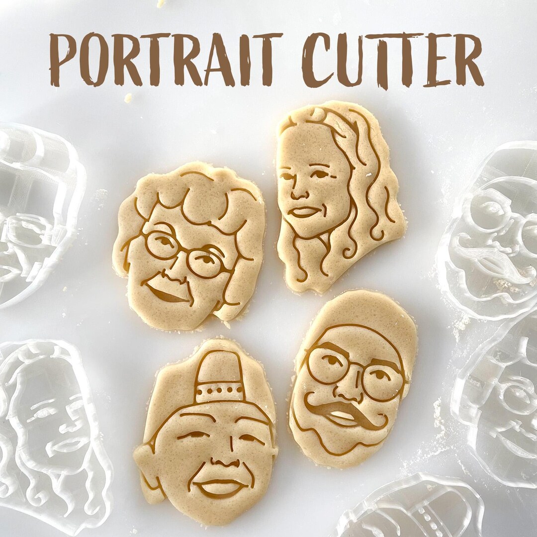 Custom Portrait Cookie Cutter Personalized Gifts for Couples, Coworkers ...