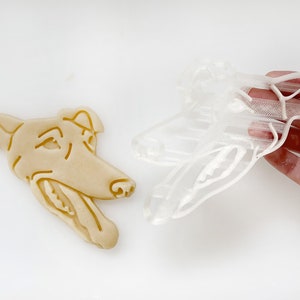 Greyhound Cookie Cutter, Dog Portrait Cookie Cutter - Etsy