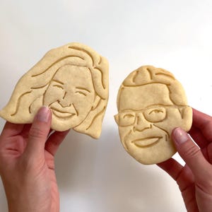 Custom Portrait Cookie Cutter, Personalized Gift, Cookie Face From ...