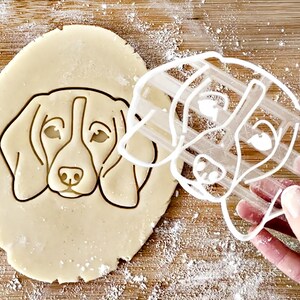 Beagle Cookie Cutter: Custom Pet Portrait Stamp, Fondant Clay Dog Breed ...