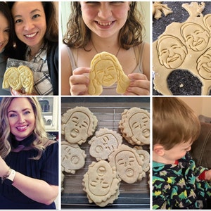 Custom Portrait Cookie Cutter, Personalized Gift Idea, Face Cookie ...