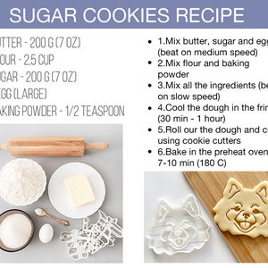 Husky Cookie Cutter Dog Cookie Cutter Fondant and Clay - Etsy