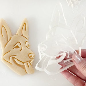 German Shepherd Cookie Cutter, Pet Portrait, Gift for Dog Owner, 3D ...