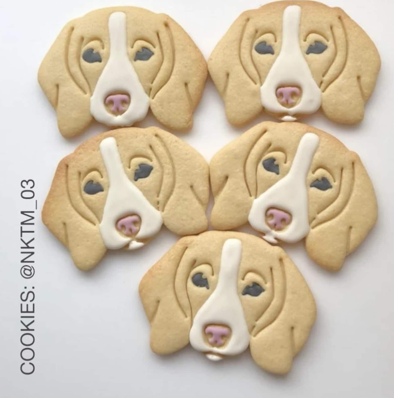 Beagle Cookie Cutter: Custom Pet Portrait Stamp, Fondant Clay Dog Breed ...