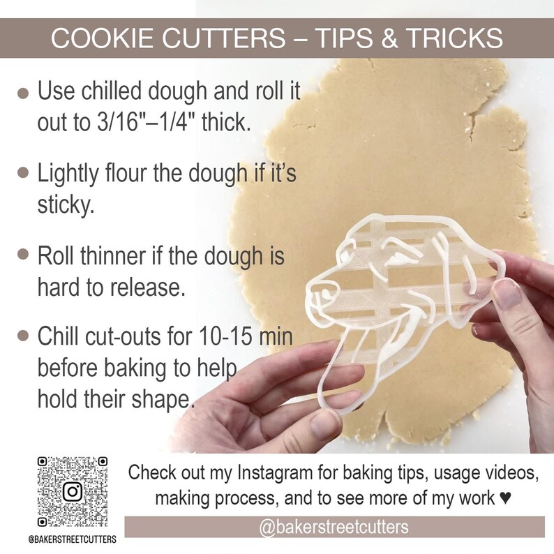Beagle Cookie Cutter: Custom Pet Portrait Stamp, Fondant Clay Dog Breed ...