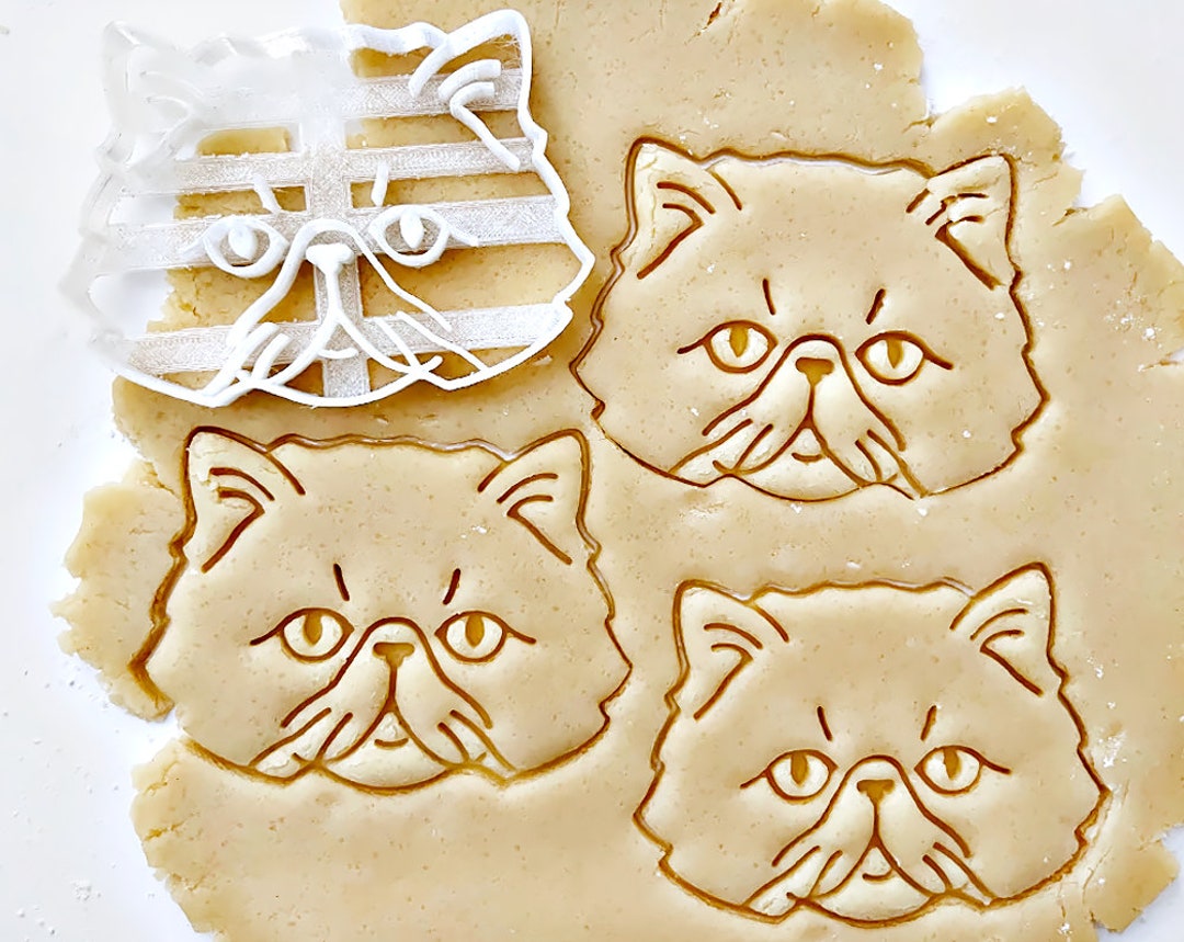 Persian Cat Cookie Cutter Cat Portrait Cutter for Cat Lovers or Persian ...