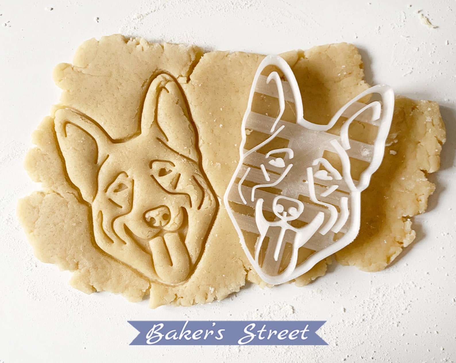 German Shepherd Cookie Cutter Dog Face Cutter Fondant Cutter - Etsy UK