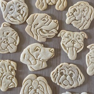 Rottweiler Dog Breed Cookie Cutter: Custom Pet Portrait Gift - Etsy
