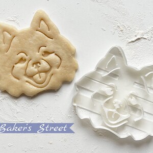 Pomeranian Cookie Cutter Dog Cookie Cutter Fondant and Clay | Etsy