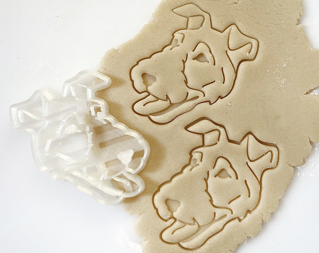 Fox Terrier Cookie Cutter: Dog Breed Custom Cookie Stamp, Pet Portrait ...
