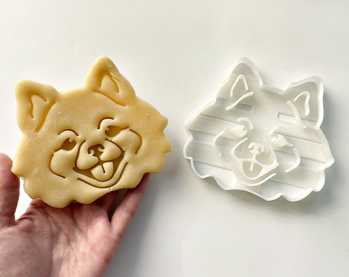 Pomeranian Cookie Cutter Dog Cookie Cutter Fondant and Clay - Etsy