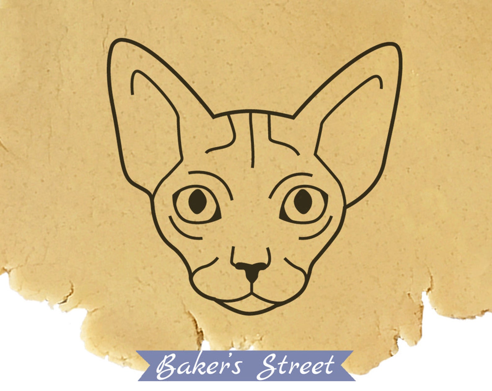 Sphynx Cat Cookie Cutter Cat Face Cutter Fondant Cutter With - Etsy