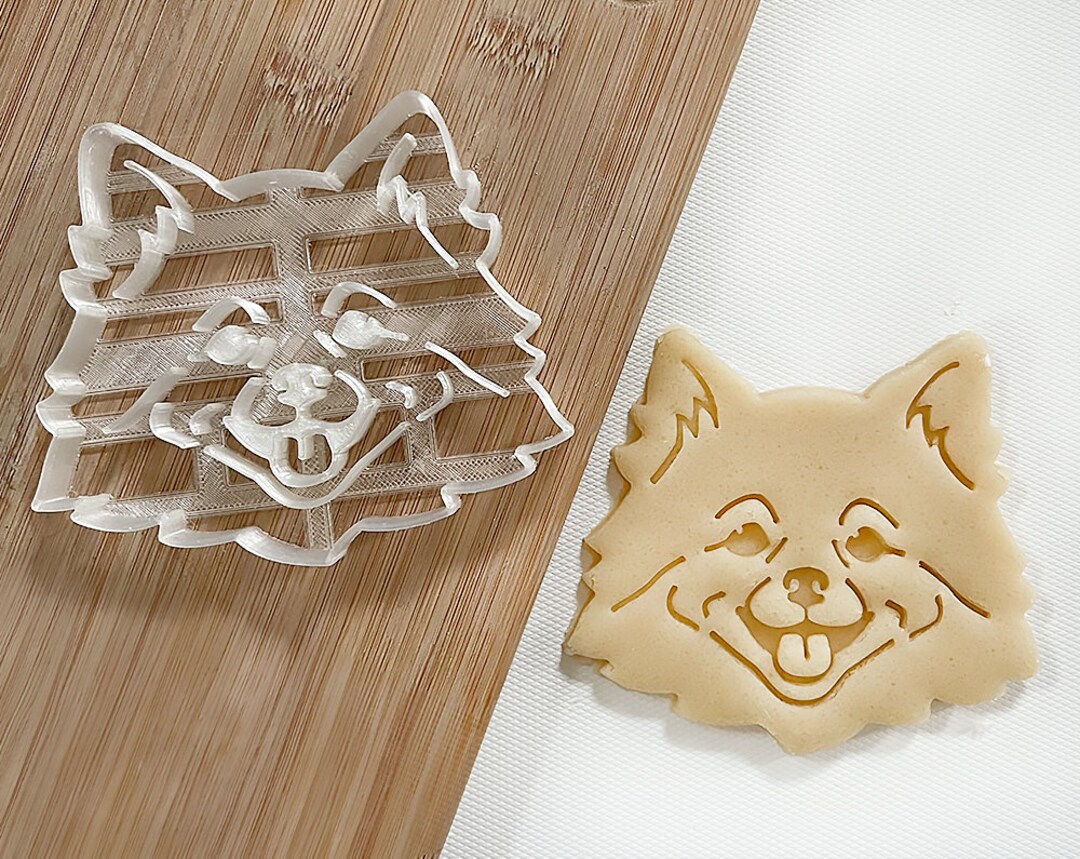 Pomeranian Cookie Cutter, Dog Cookie Cutter, Fondant and Clay, Cookie ...