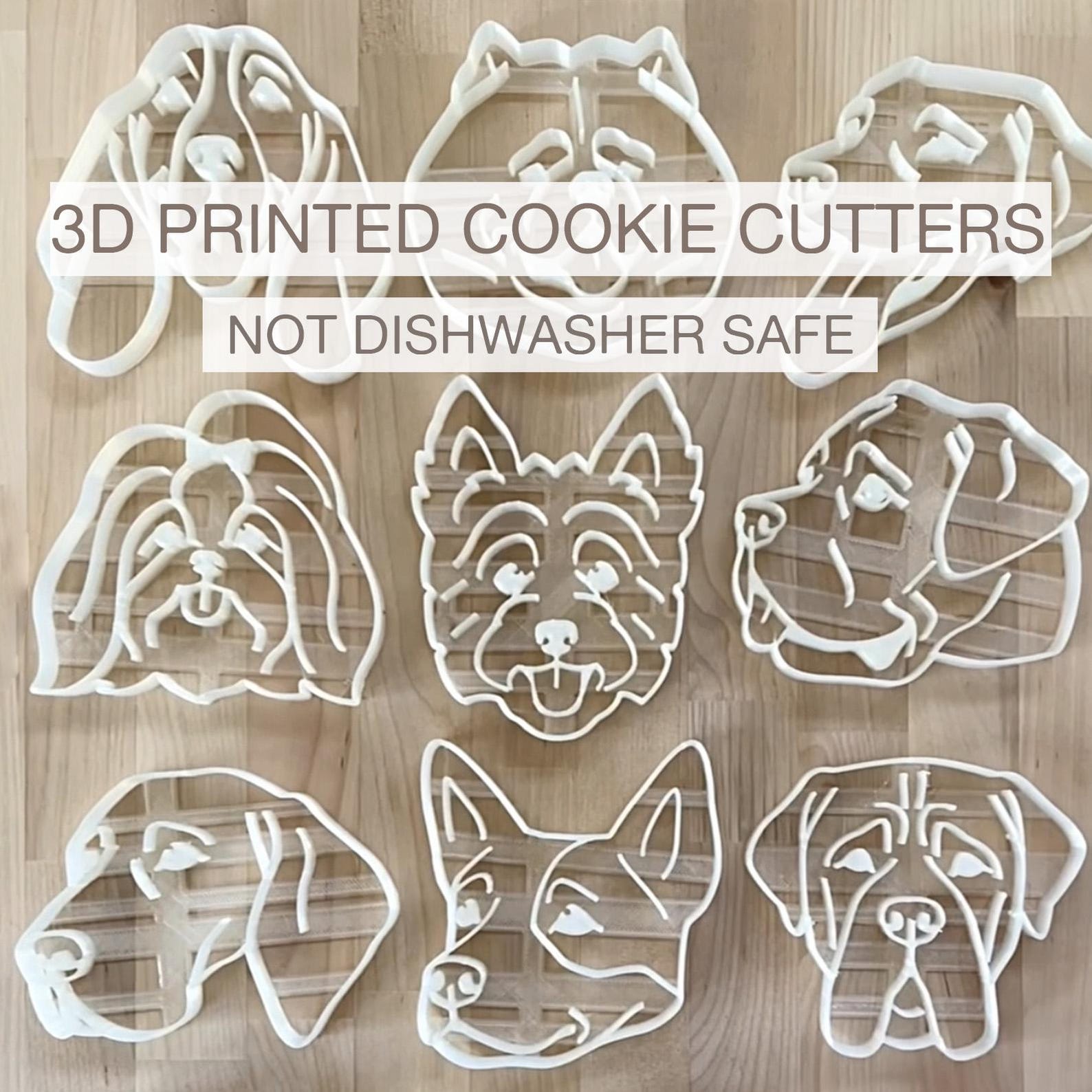 Beagle Cookie Cutter: Custom Pet Portrait Stamp, Fondant Clay Dog Breed ...