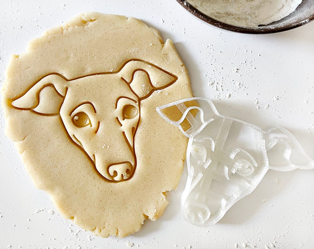 Italian Greyhound Portrait Cookie Cutter: Custom Pet Stamp, Sighthound ...