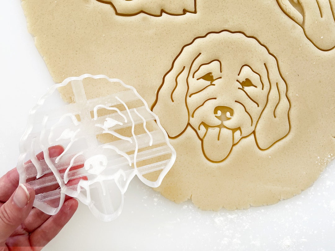 Doodle Cookie Cutter, Labradoodle, Pet Portrait Cookie Cutter, Fondant ...