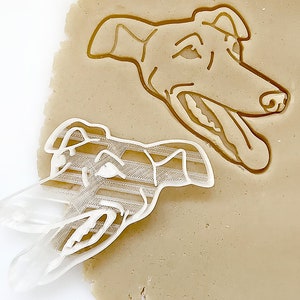 Greyhound Cookie Cutter, Dog Portrait Cookie Cutter - Etsy