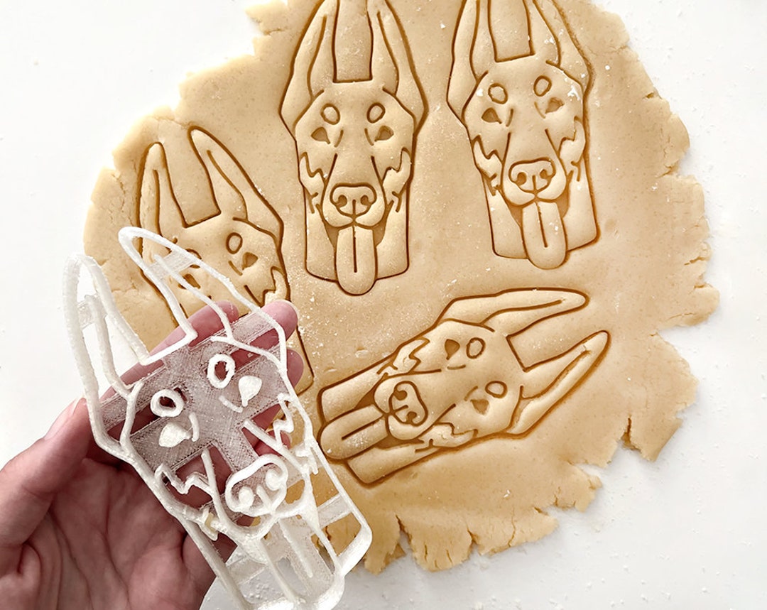 Doberman Cookie Cutter, Gift for Dog Lover, Fondant Cutter, Clay Cutter ...