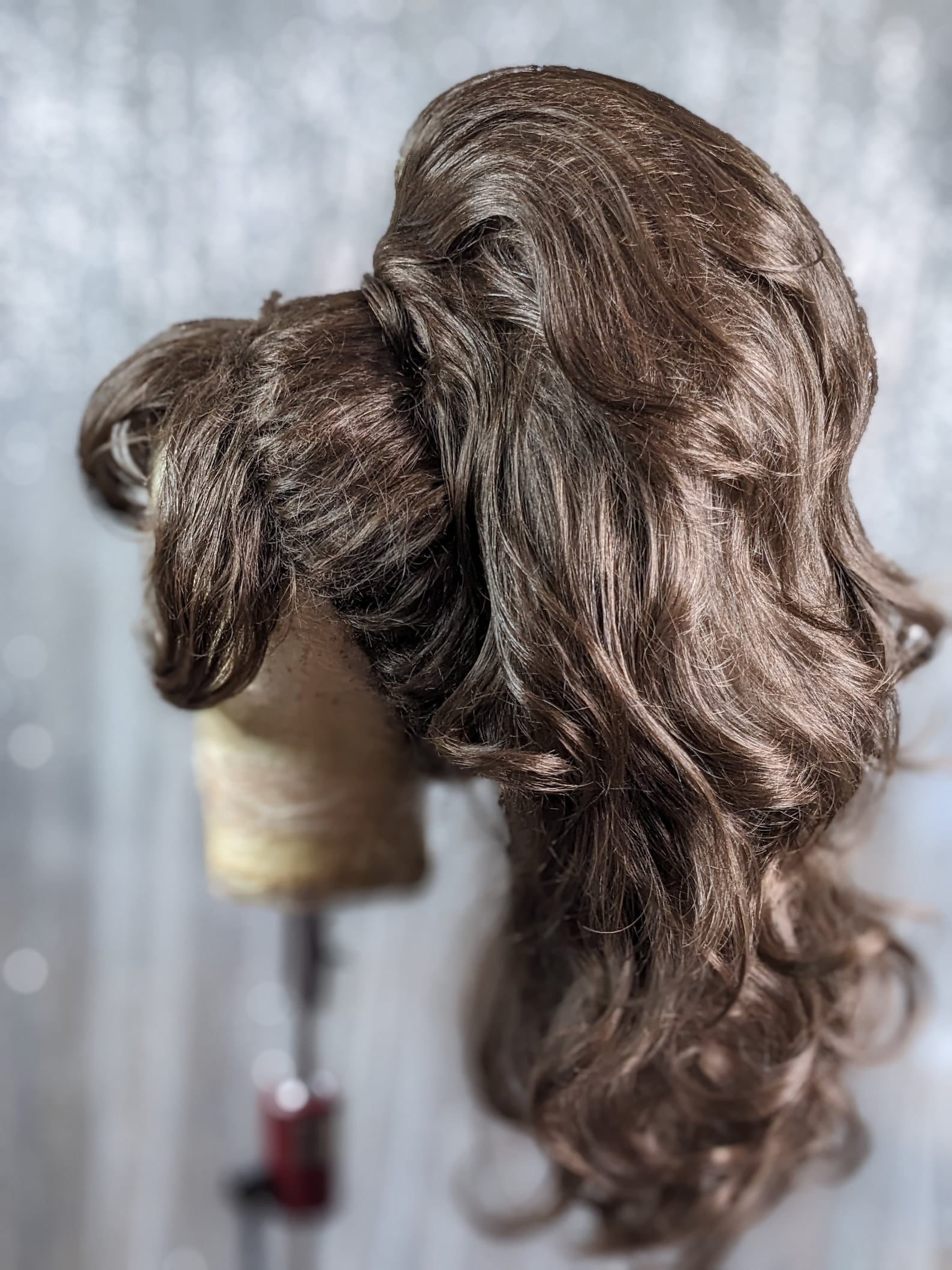 MADE TO ORDER Huge Double Stack Drag Ponytail Wig, Hard Front Wig, Drag ...