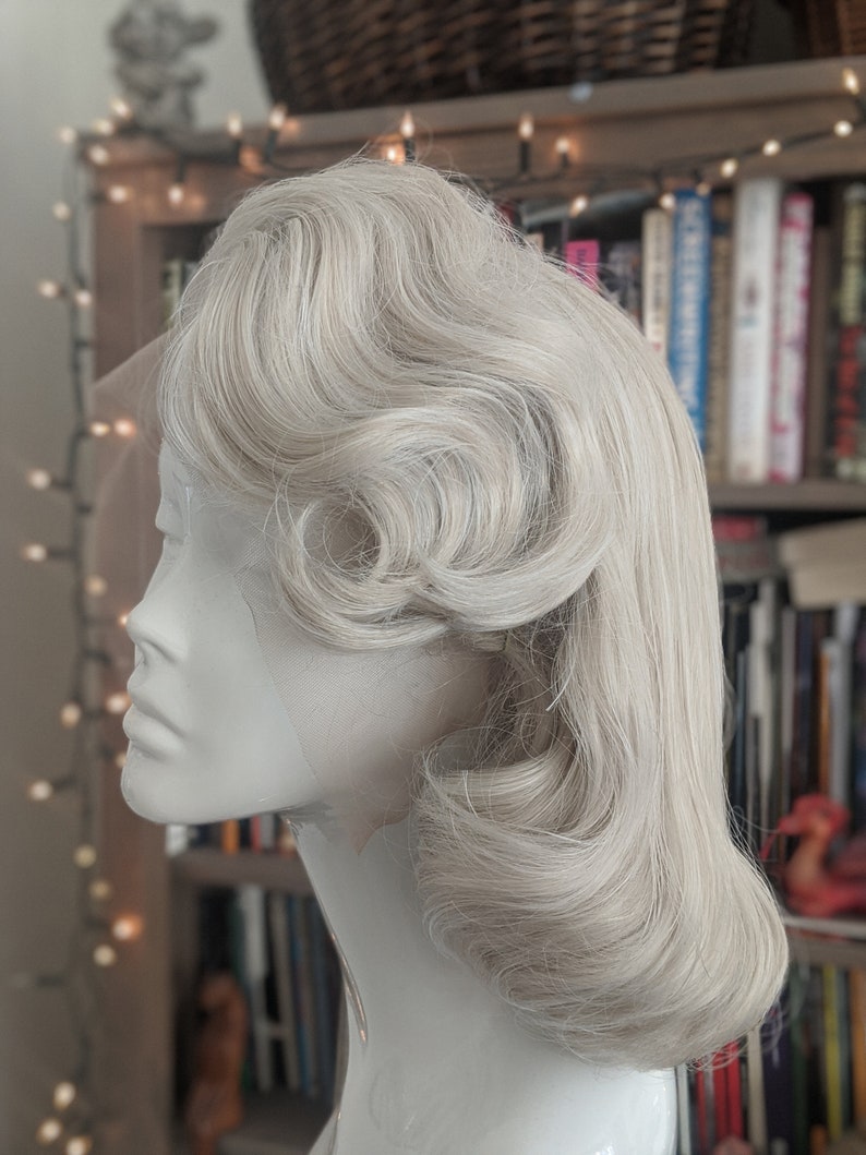 MADE TO ORDER 1950s Pageboy Wig Lacefront Fingerwaved Wig - Etsy UK