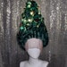 MADE TO ORDER Christmas Tree Wig, Drag Wig, Wig With Lights, Updo Wig ...