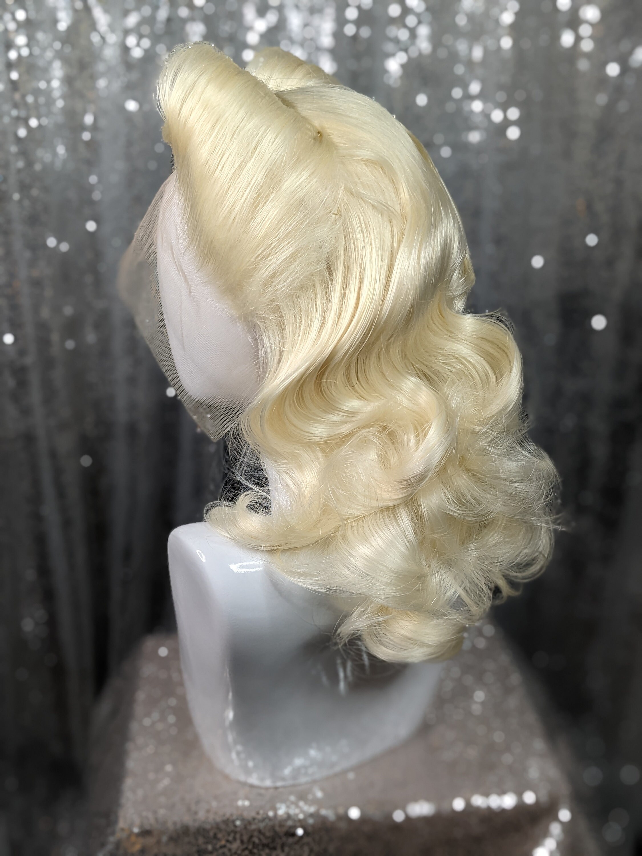 MADE TO ORDER Victory Rolls, Vintage Hairstyle, Your Choice of Colour ...