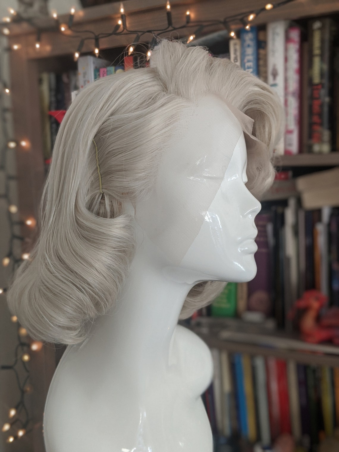 MADE TO ORDER 1950s Pageboy Wig, Lacefront Fingerwaved Wig, Vintage Wig ...
