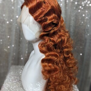 MADE TO ORDER Asymmetrical Fingerwave Wig, Lacefront Fingerwaved Wig ...