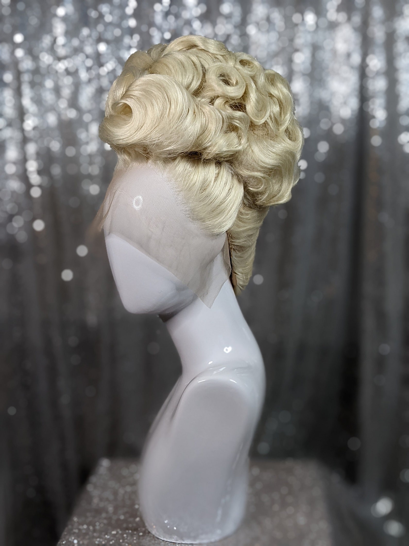 MADE TO ORDER Huge Double Stack Drag Updo Wig Vintage Wig - Etsy UK