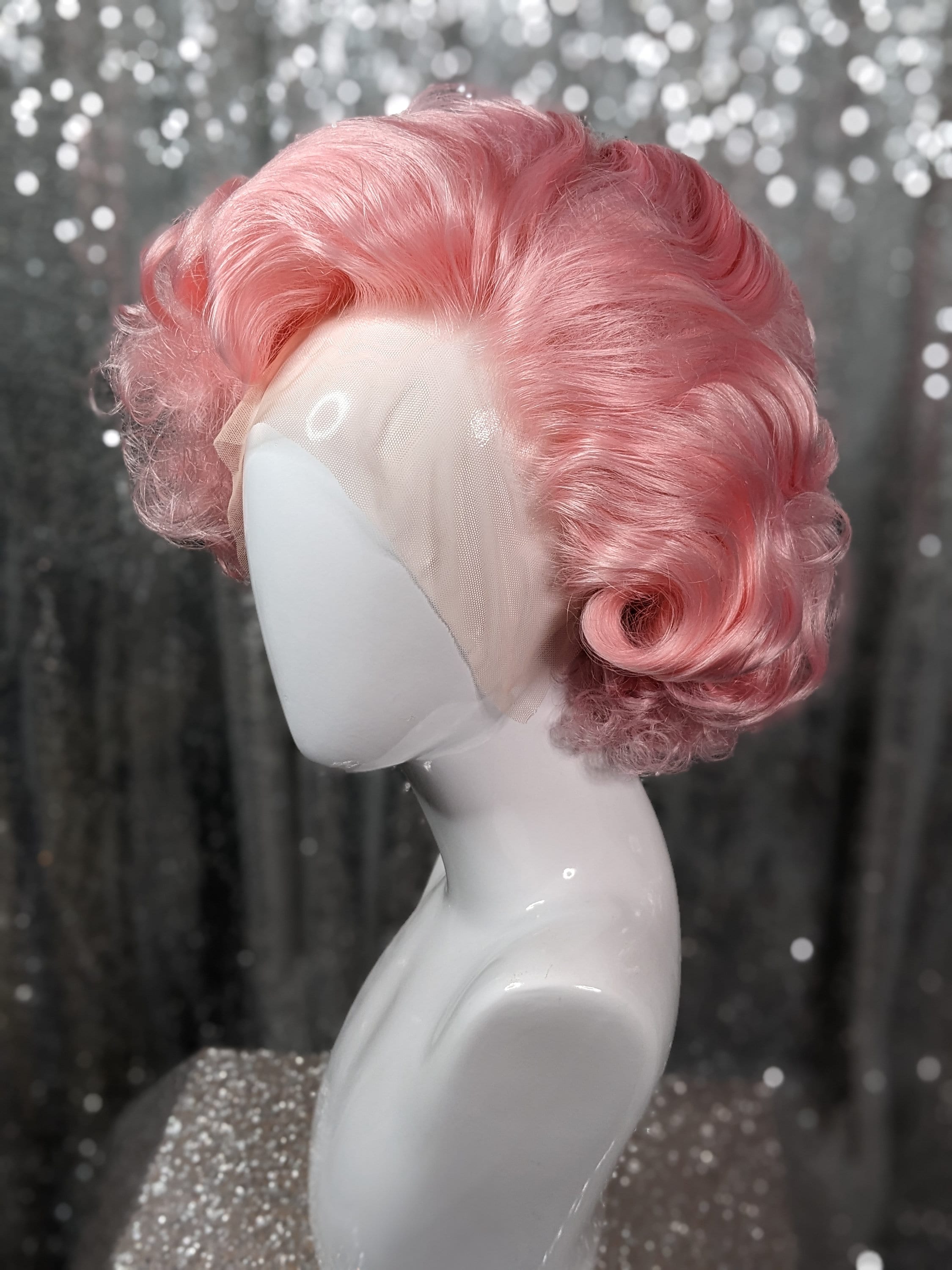 MADE TO ORDER Asymmetrical 1950s Wig, Dame Edna Wig, Drag Wig ...