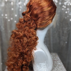 MADE TO ORDER Asymmetrical Fingerwave Wig, Lacefront Fingerwaved Wig ...
