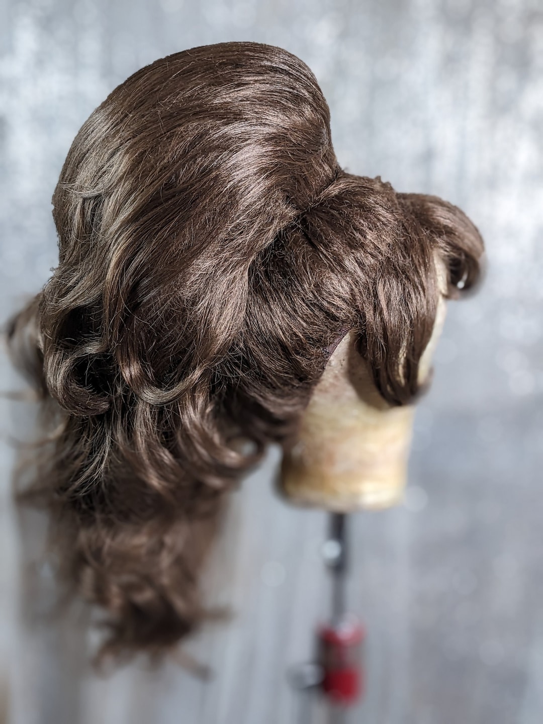 MADE TO ORDER Huge Double Stack Drag Ponytail Wig, Hard Front Wig, Drag ...