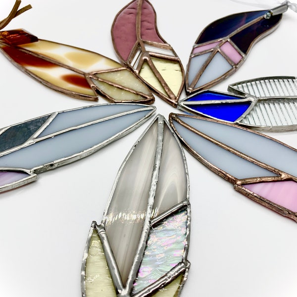 Glass Feather - Etsy