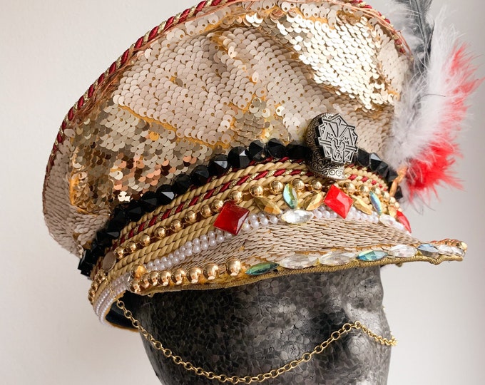 Rave Captains Style Hat Perfect for Festival's Includes Steampunk ...