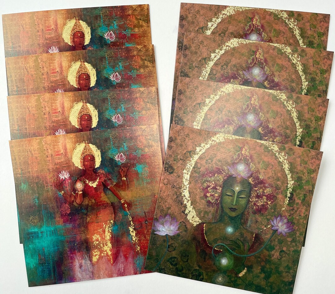 Divine Goddess Collection - Goddess Lakshmi & Green Tara ~ Set of 8 ...