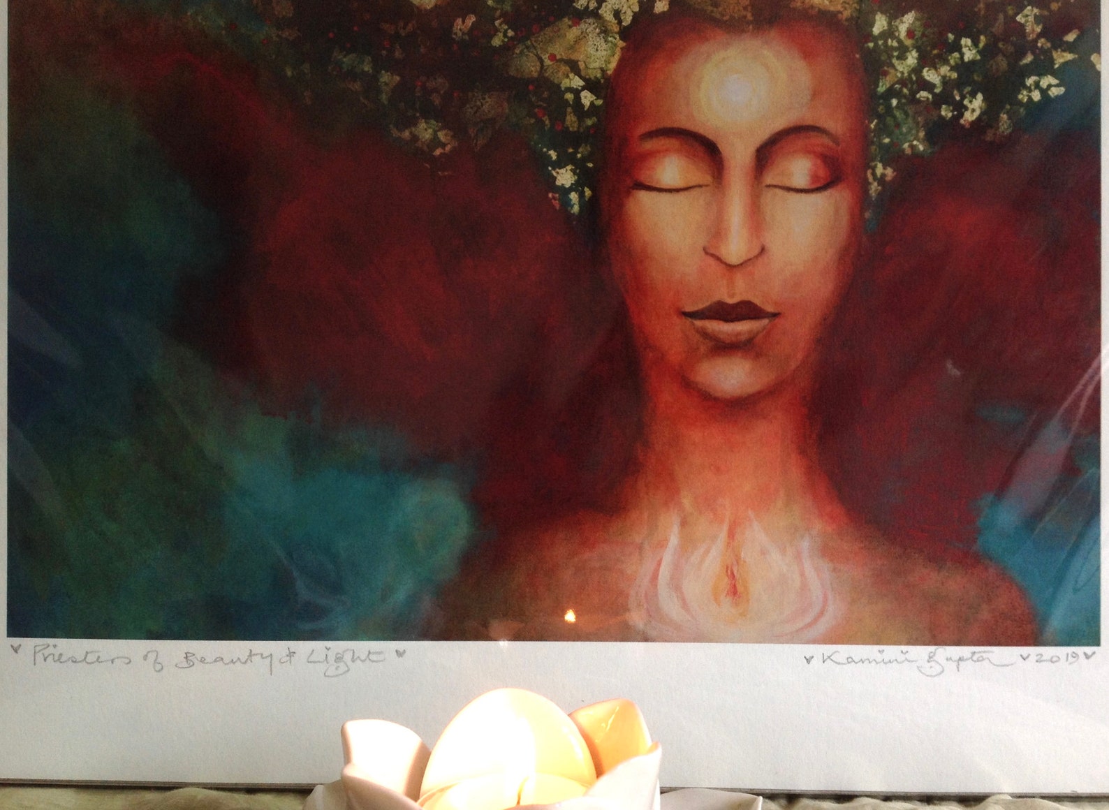 Invoke Inner Peace Signed Wall Art Print Spiritual Wall - Etsy