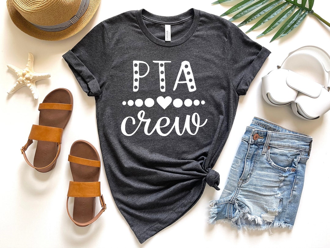 Custom PTA Crew Shirt,parent Teacher Association Organization Shirt ...