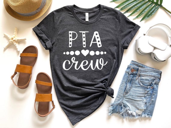 Custom PTA Crew Shirtparent Teacher Association Organization - Etsy