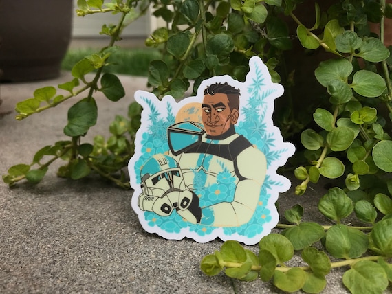 Captain Howzer Clone Trooper Vinyl Sticker | Etsy